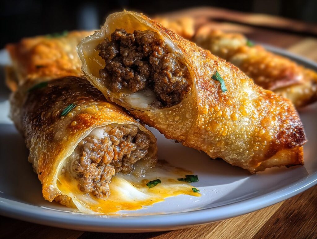7 Irresistible Cheesy Beef Egg Rolls That Wow Instantly
