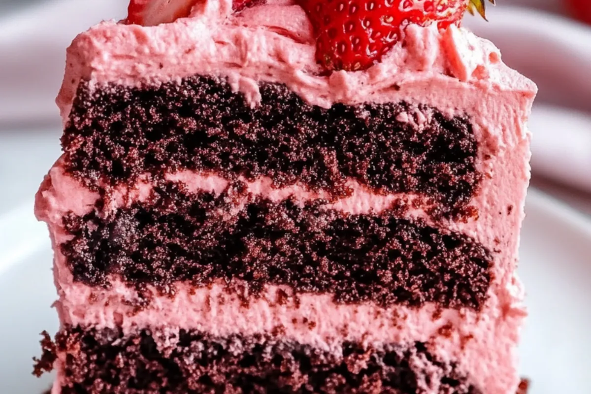 Chocolate Strawberry Layer Cake: Indulge in a Fruity Delight!