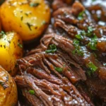 Classic Pot Roast with Baby Potatoes for Tender Flavor!