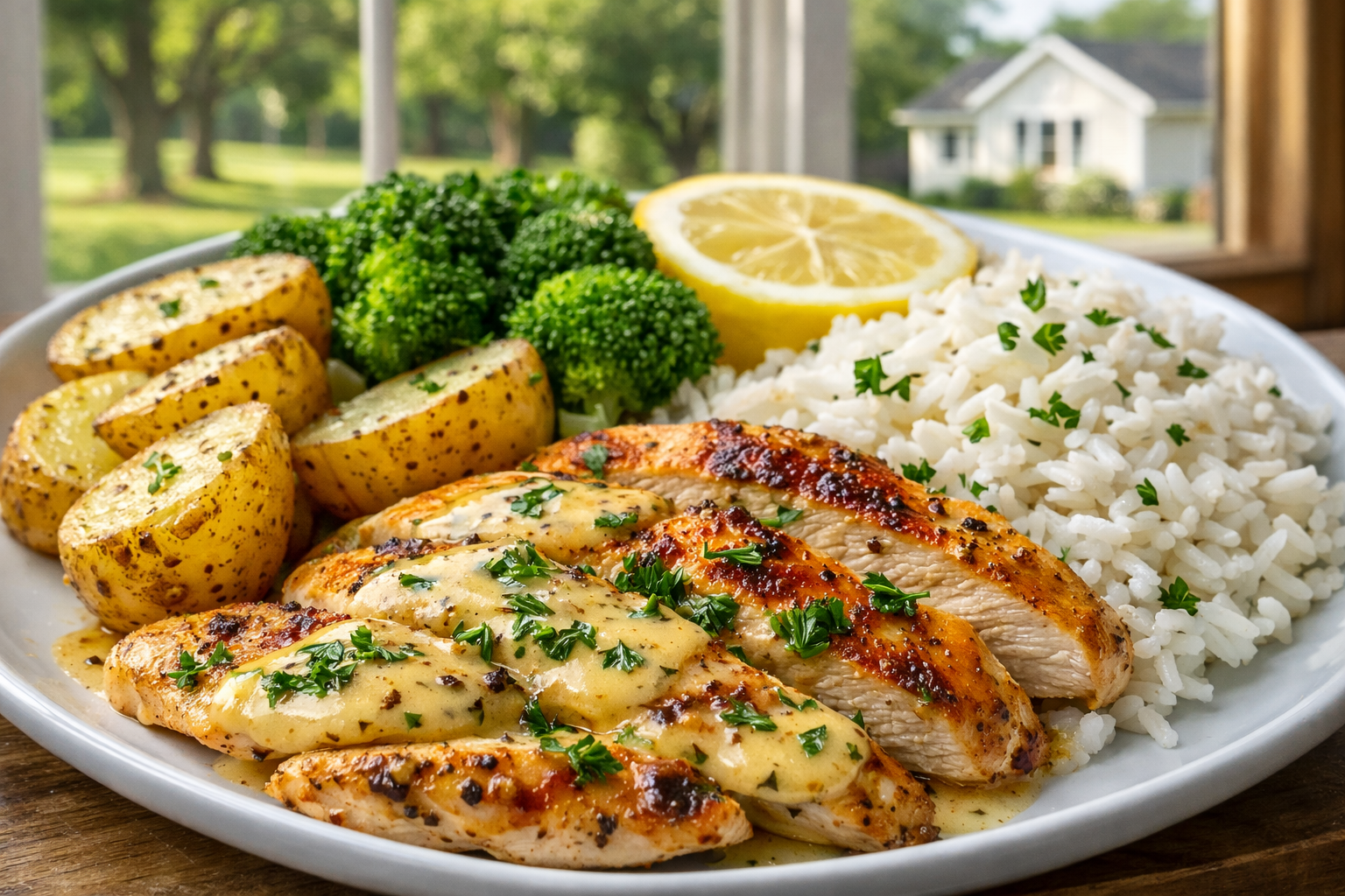 Creamy Lemon Herb Chicken: A Zesty Dinner Delight!