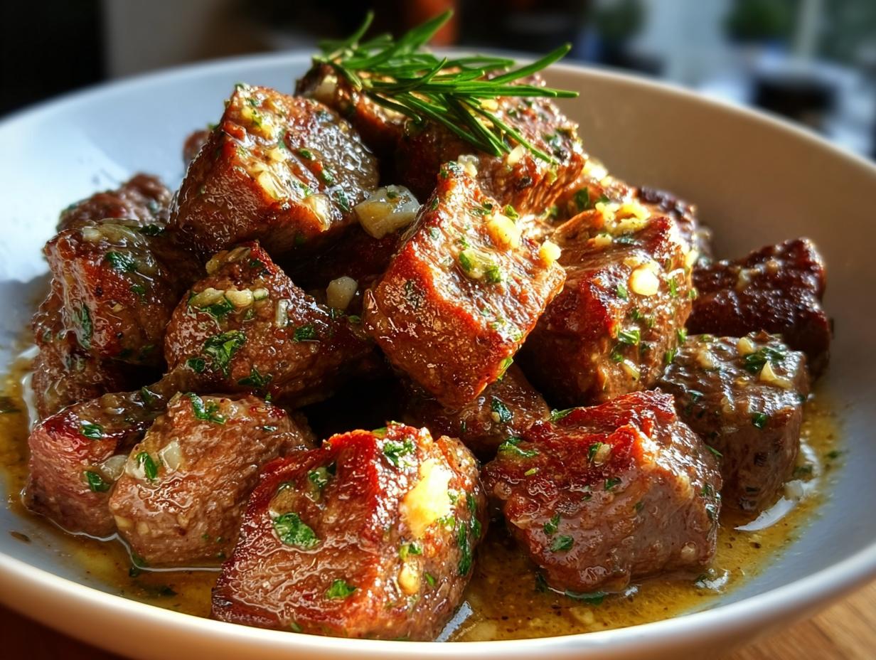 Irresistible Garlic Butter Beef Bites Ready in 4 Hours