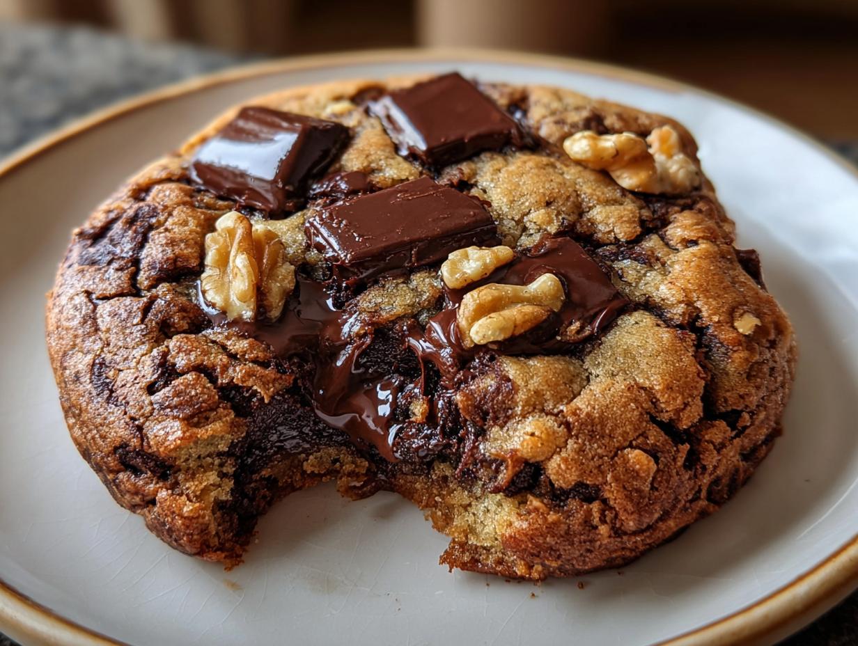 Thick Levain Chocolate Walnut Cookie Recipe - 9 Minutes to Bliss