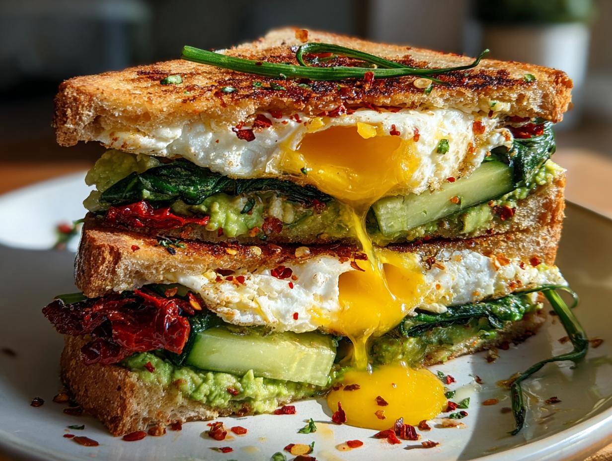 15-Minute Mediterranean Breakfast Sandwich That’s Life-Changing