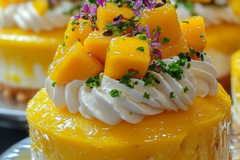 Mini Mango Cheesecake: A Tropical Delight Awaits You!