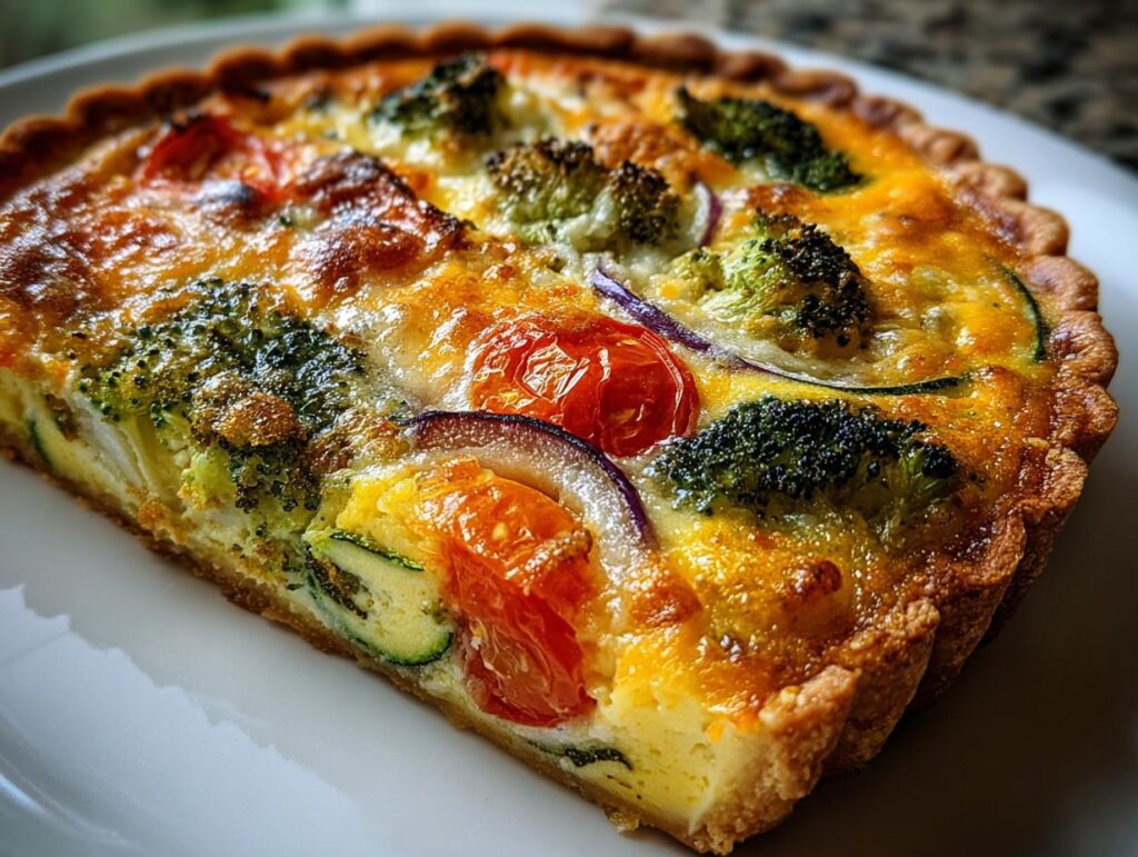 Amazing 5-Ingredient Mixed Vegetable Quiche Recipe