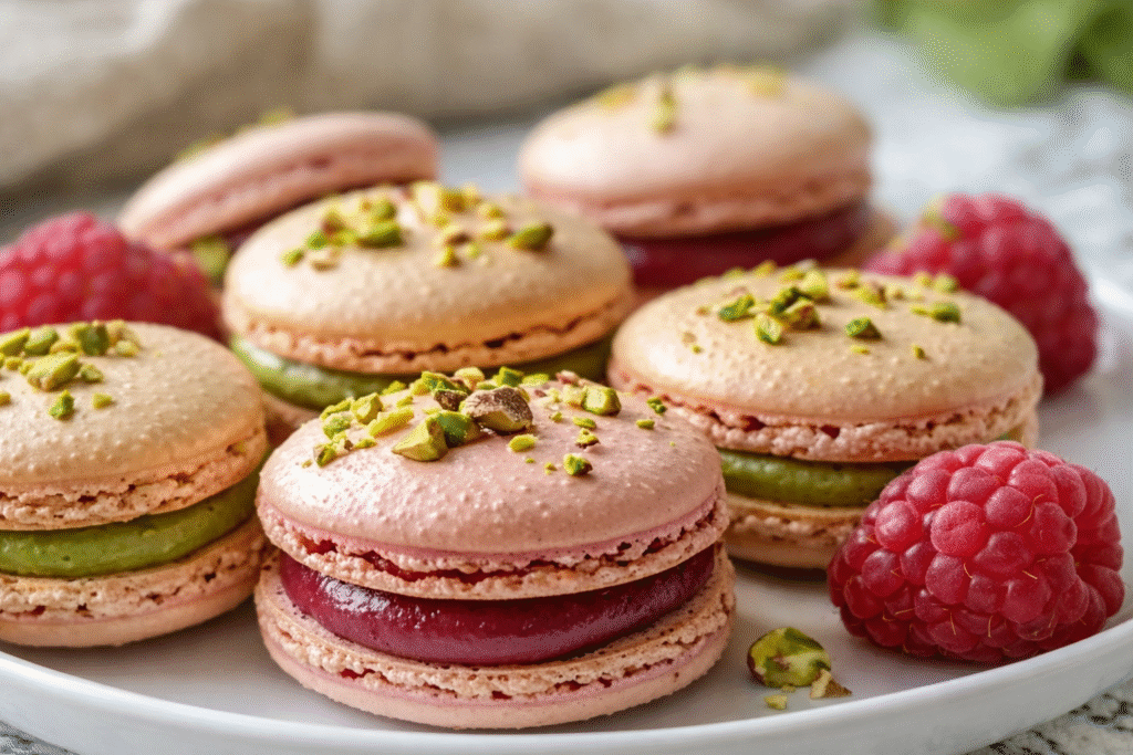 Raspberry Pistachio French Macarons: A Delightful Recipe!