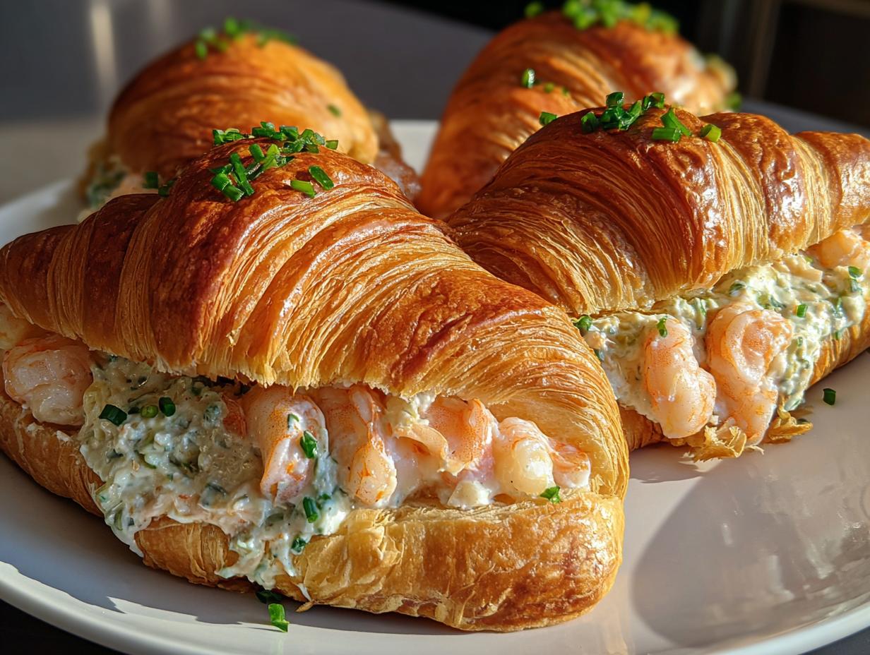 Irresistible Shrimp Stuffed Croissants Ready in 15 Minutes