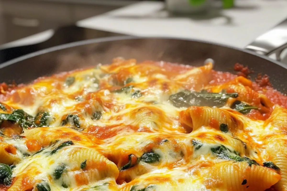 Stuffed Pasta Shells with Spinach and Cheese: Easy Recipe!