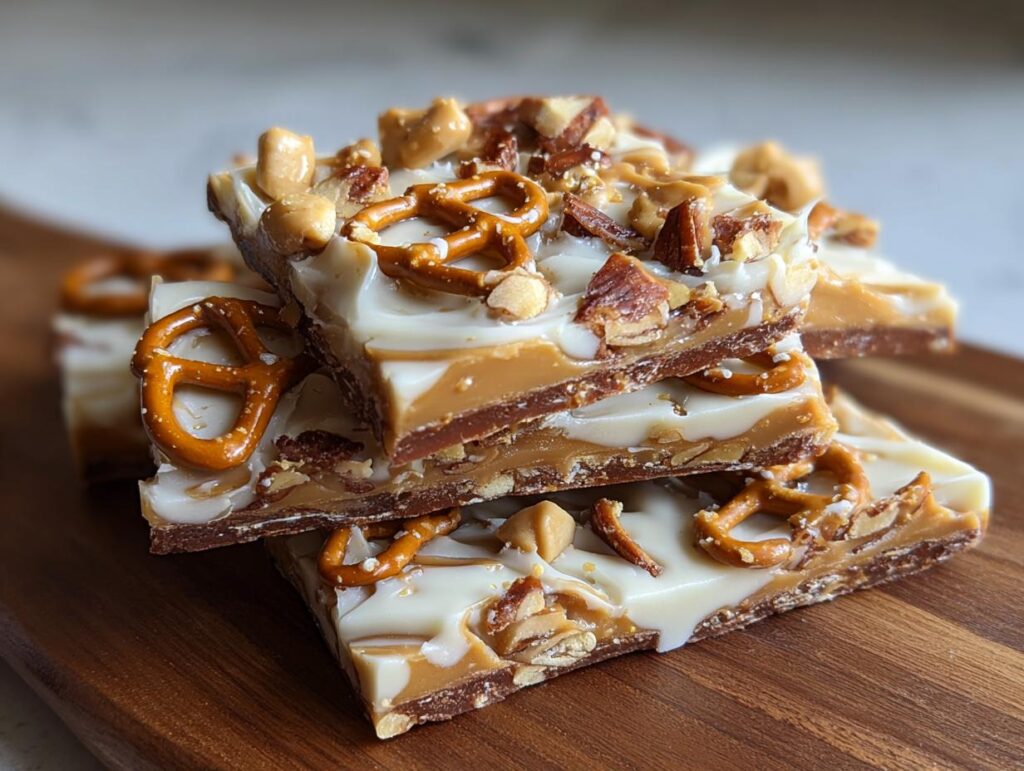 Irresistible 10-Minute White Chocolate Pretzel Bark Recipe