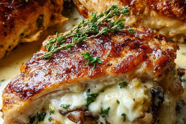 Creamy Mushroom Stuffed Chicken: A Delicious Recipe!
